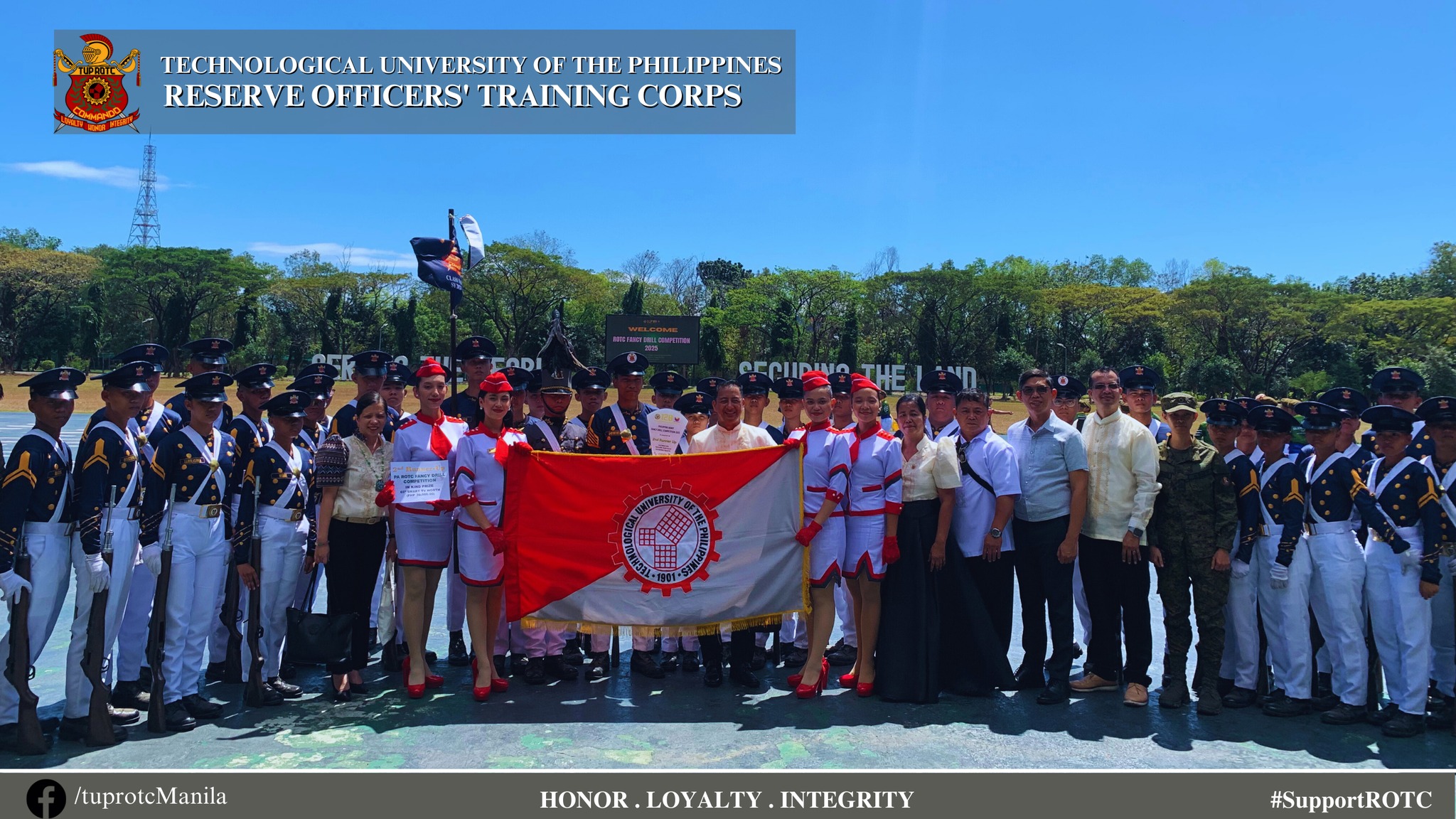 TUP ROTC Unit Ranks as the 2nd Runner-up in the 2nd NCRRCDG Fancy Drill Competition
