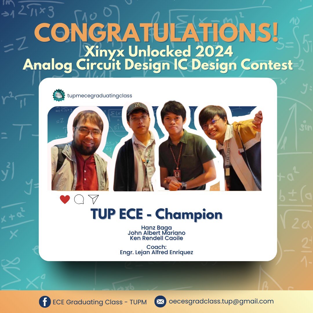 TUP Manila Students Win Big at Xinyx Unlocked 2024: Triumph in ...