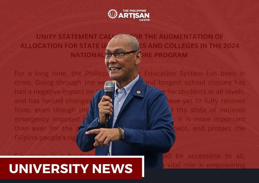 President, Dr. Reynaldo P. Ramos, signs a unity statement to restore ...
