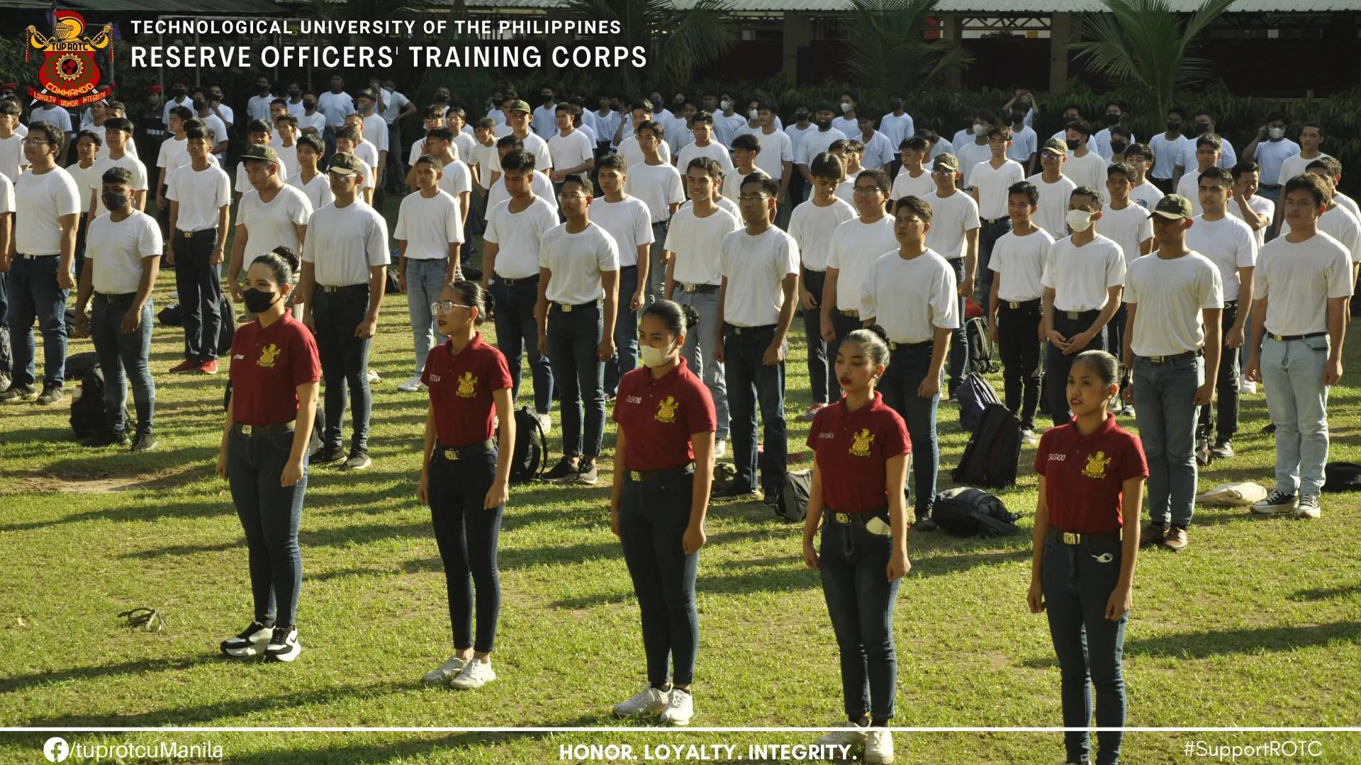 The TUP ROTCU successfully held the 6th Training day at the TUP Parade ...